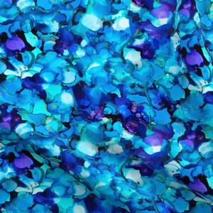 Watercolor OCEAN Water Alcohol Ink Blue Purple Turquoise - Etsy