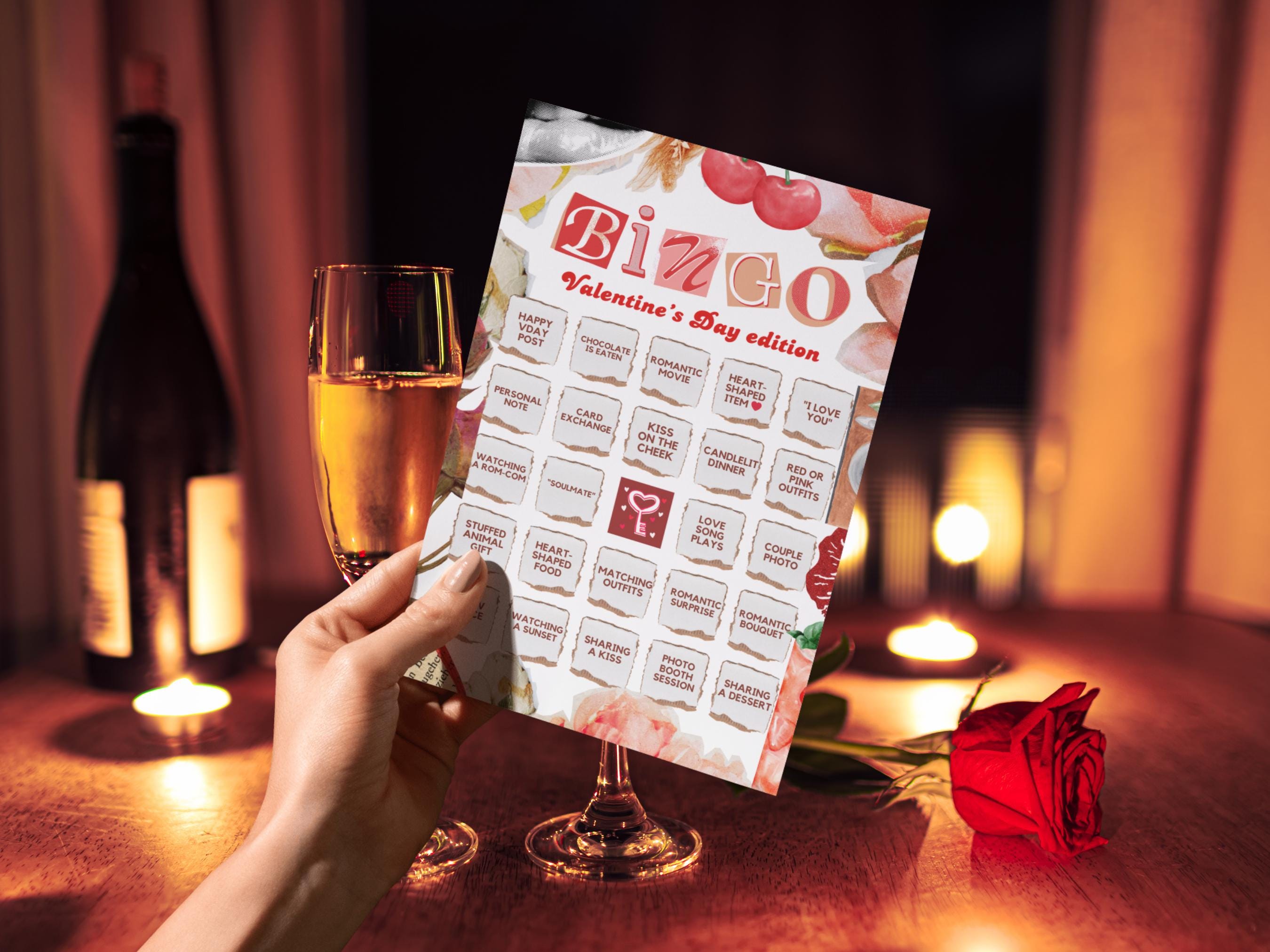 Valentine’s Day Bingo Cards | Printable | Editable | Fun Party Game for ...