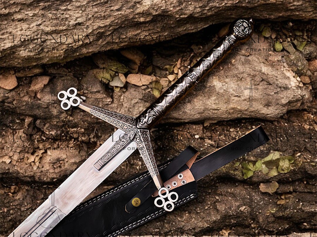 Royal Scottish Claymore Sword With Free Mild Leather Sheath High ...