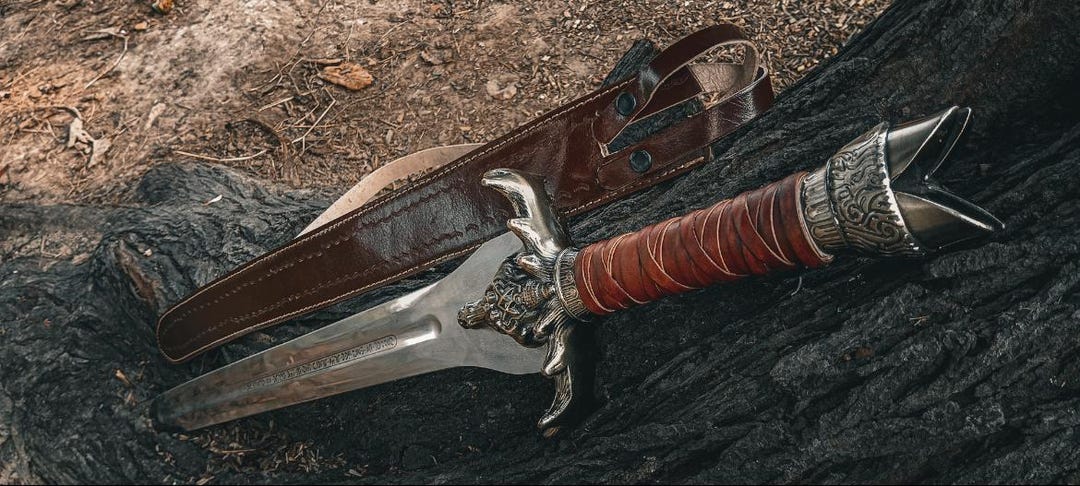 Hand Forged Conan the Barbarian Engraved Sword, Steel Sword, Destroyer ...