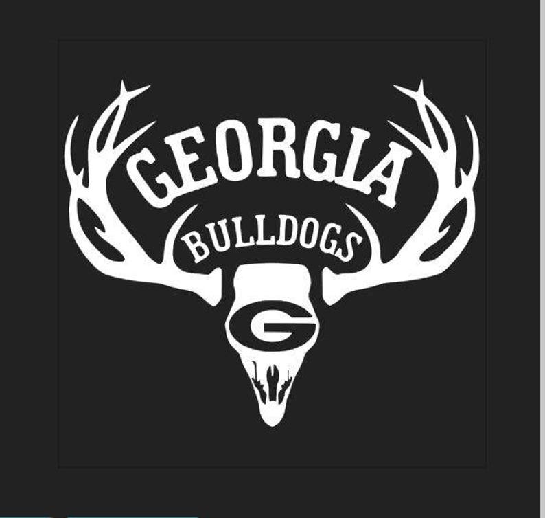 Deer Hunter Hunting Truck Decal Die Cut Georgia Bulldogs SEC Champions ...