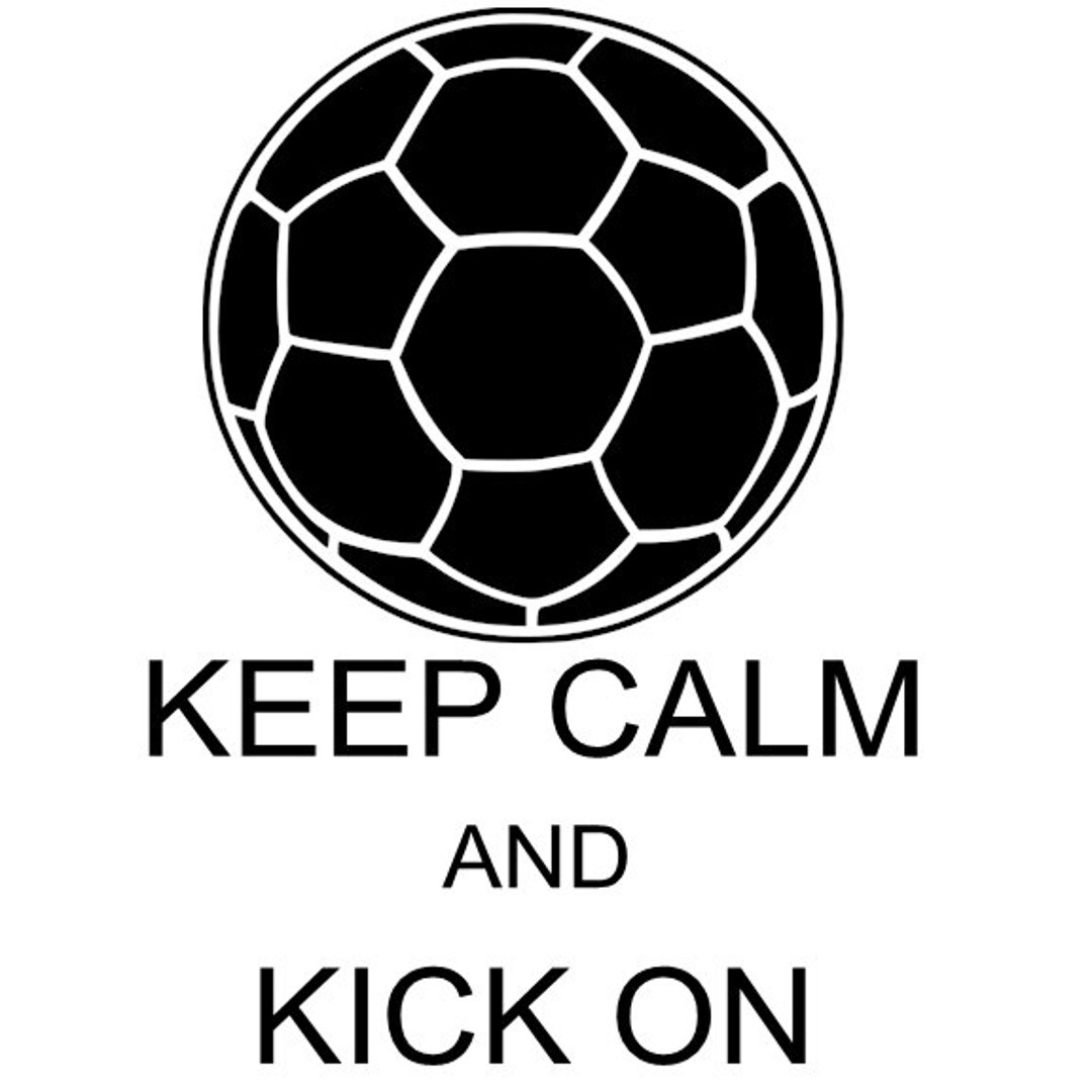 Soccer Decal KEEP CALM and Kick on Car Decal 5x7 Laptop Netbook ...