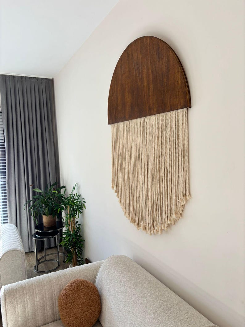 Macrame Sound Absorbing Wall Decor: Boho Acoustic Panel Art - Etsy