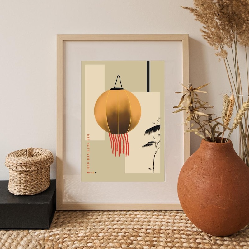 Bamboo Paper Lantern - Etsy