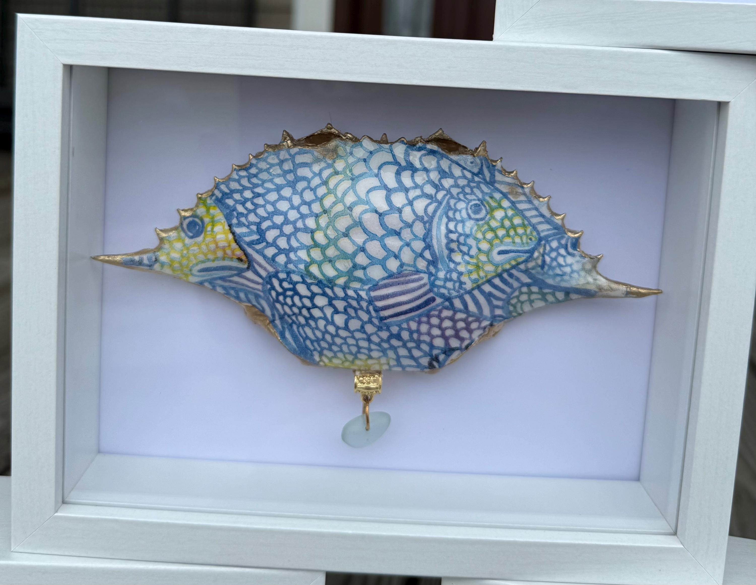Maryland Blue Crab Shell Framed - Etsy