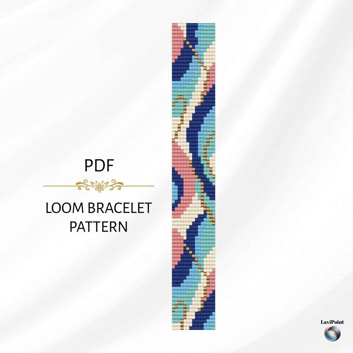 Bead Loom Bracelet Pattern / Digital Loom Bracelet Tutorial / Vintage ...