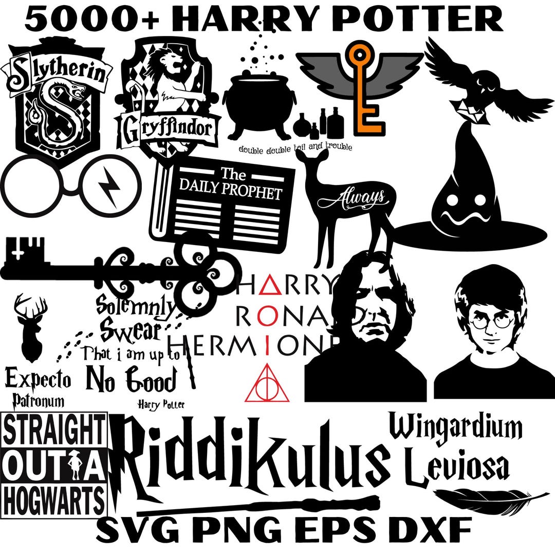 Harry Potter SVG Bundle Wizarding World SVG Files for Cricut ...