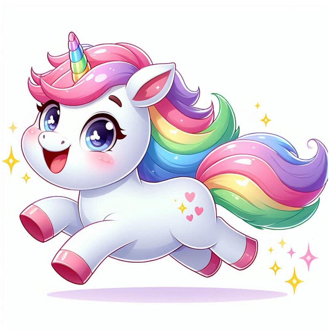 Magical Unicorn Clipart PNG Whimsical Unicorn Cute Party Download for ...