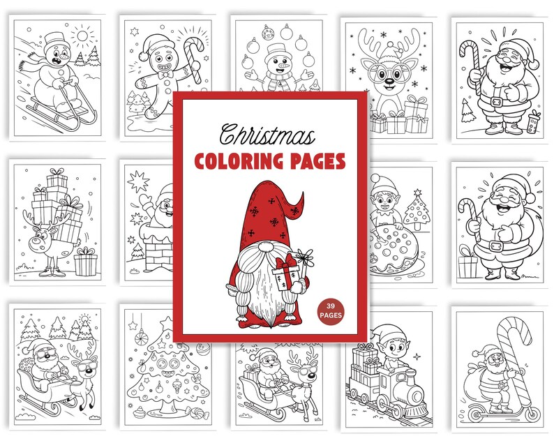 Christmas Coloring Pages | Six Seven Viral Meme Coloring Sheet | Gen ...