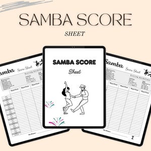 Samba Score Sheet Printable - Etsy