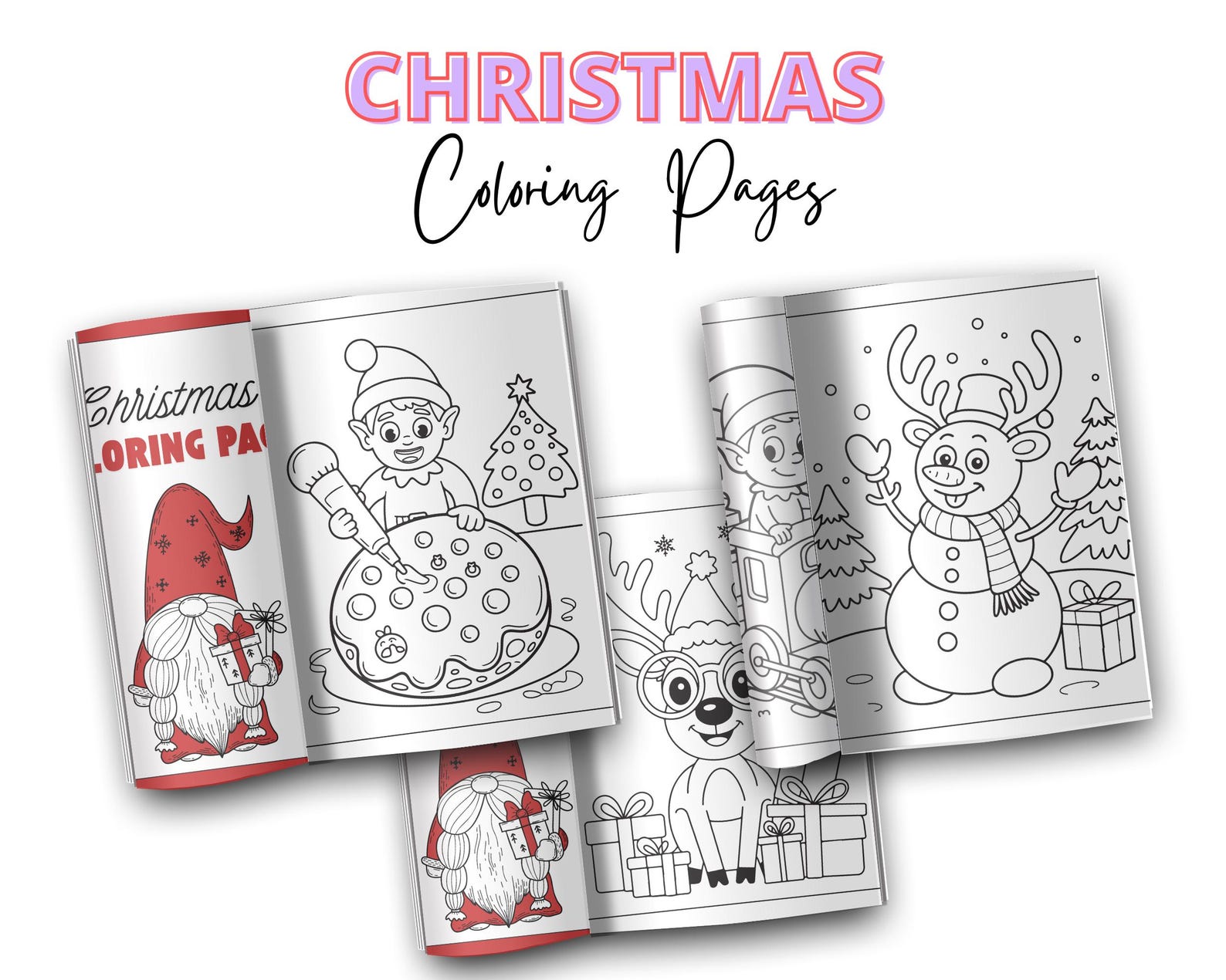 Christmas Coloring Pages | Viral Meme & Gen Alpha Slang (printable) - Etsy