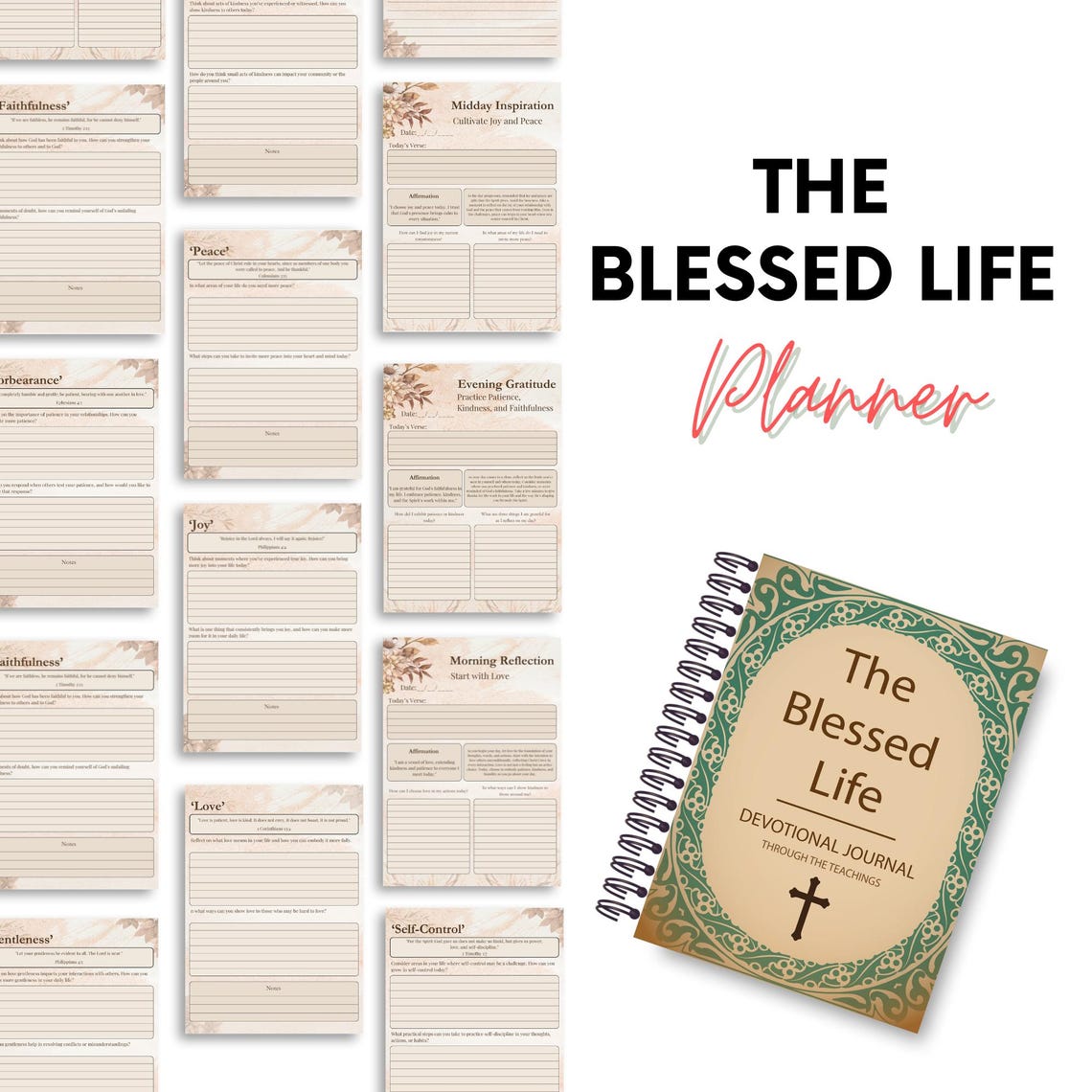 2026 Christian Life Planner, Bible Study, All-in-one (digital) - Etsy