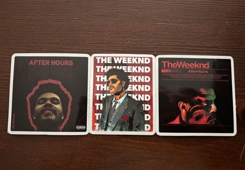 The Weeknd Stickers Pack - Etsy