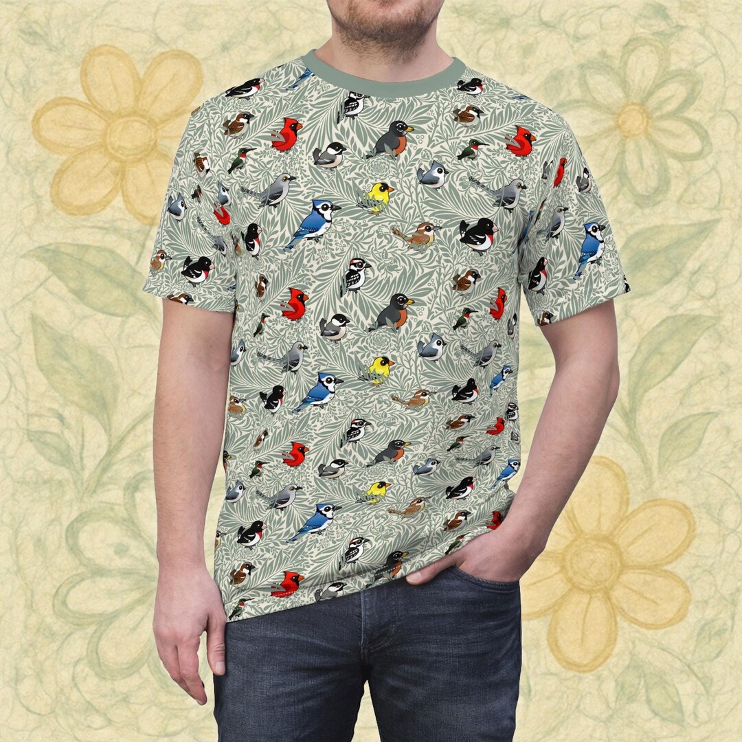 Birdorable U.S. North American Backyard Birds All-over Print ...