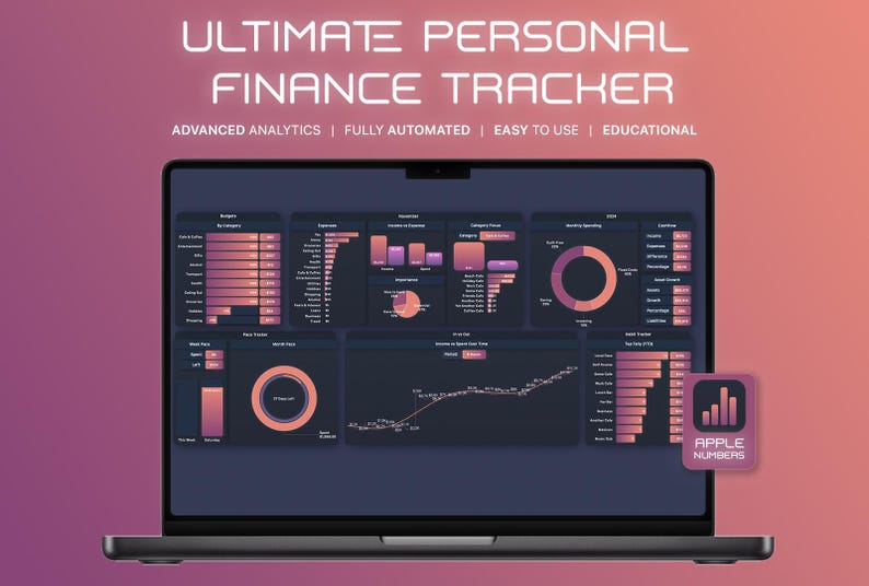 Ultimate Personal Finance Tracker for Apple Numbers - Analyse, Track ...