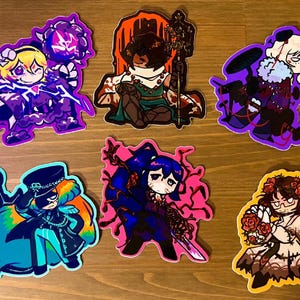 Limbus Company EGO Vinyl Stickers // Don Quixote, Heathcliff, Faust ...