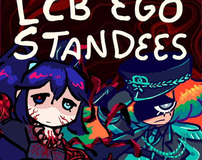 Limbus Company Ego Standees // Ishmael, Gregor, Don Quixote, Hong Lu ...