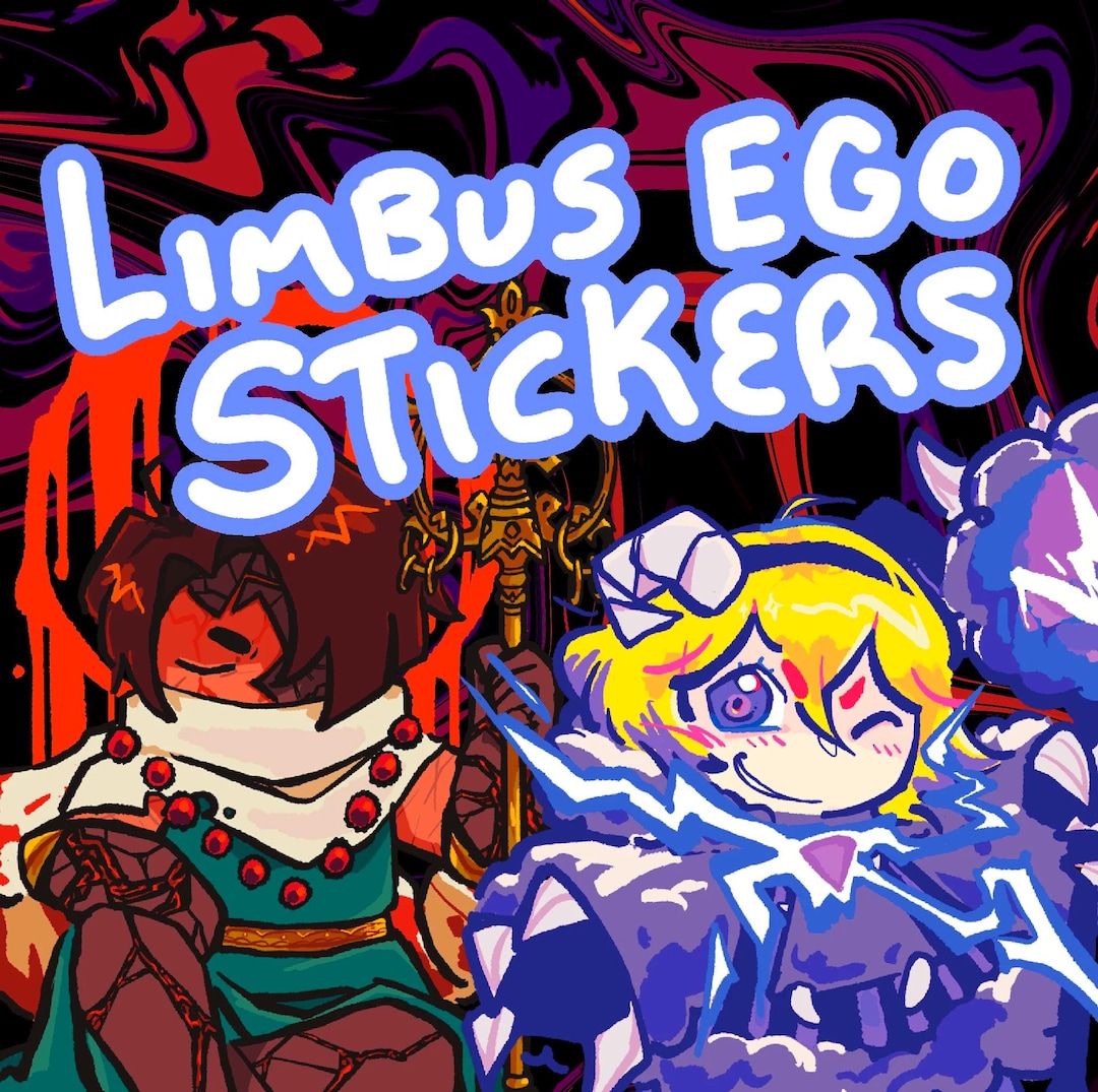 Limbus Company EGO Vinyl Stickers // Don Quixote, Heathcliff, Faust ...