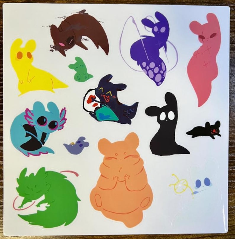 LAST CHANCE - Rain World Downpour Slugcats Sticker Sheet - Etsy