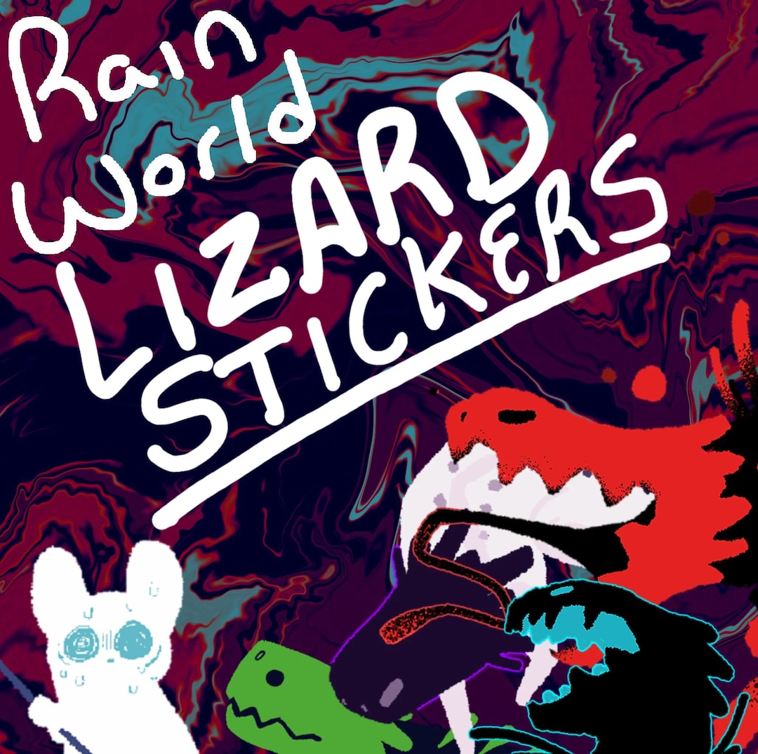 Rain World Lizards Sticker Sheet - Etsy