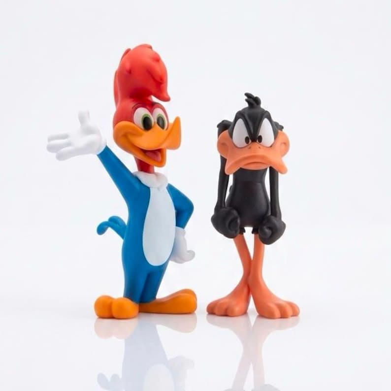 Classic Cartoon Bird Inspired Figure - 2 Toys - Etsy Canada