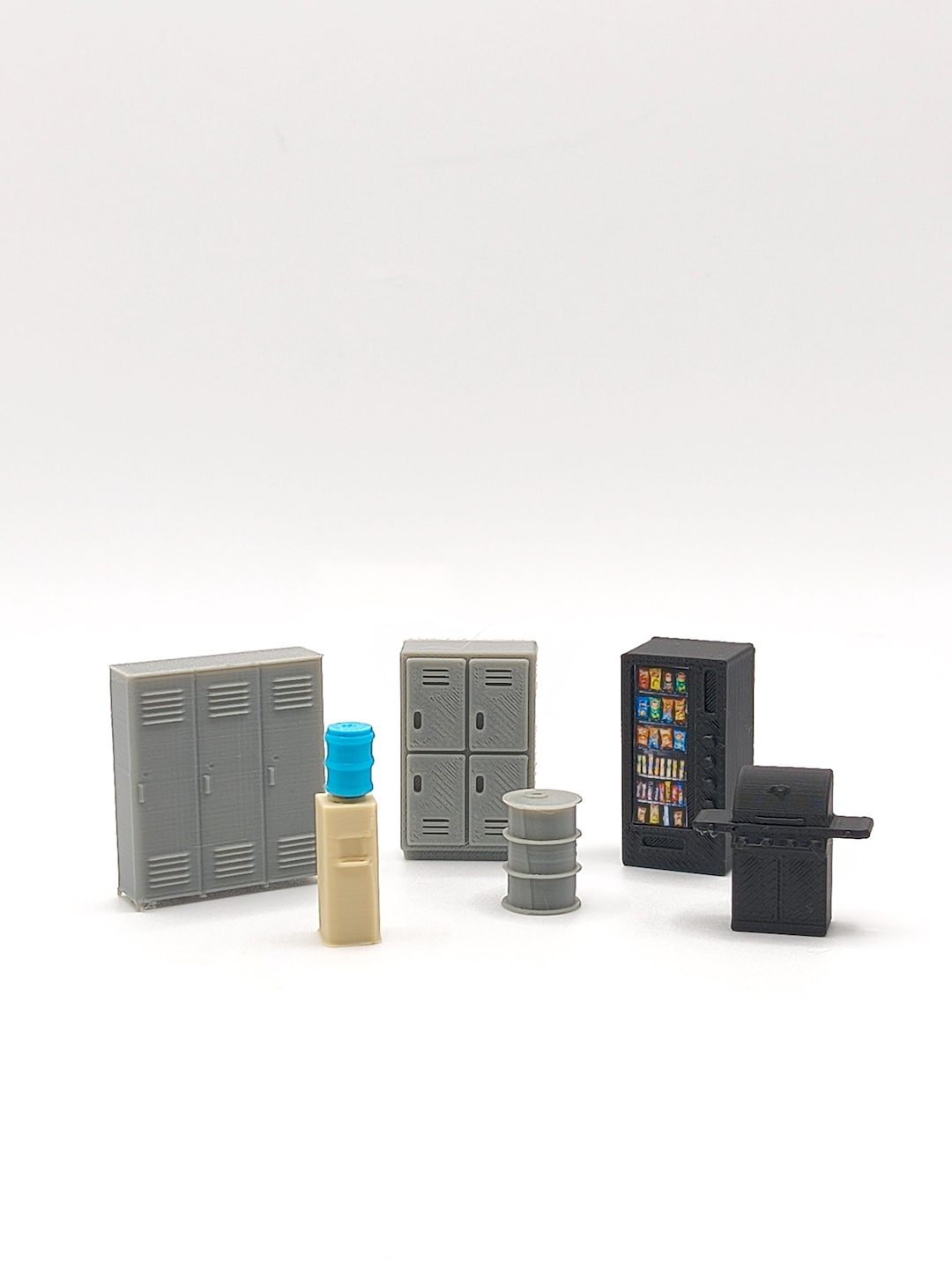 1:64 Diecast Diorama Accessories – Garage, Lockers, Vending Machine ...