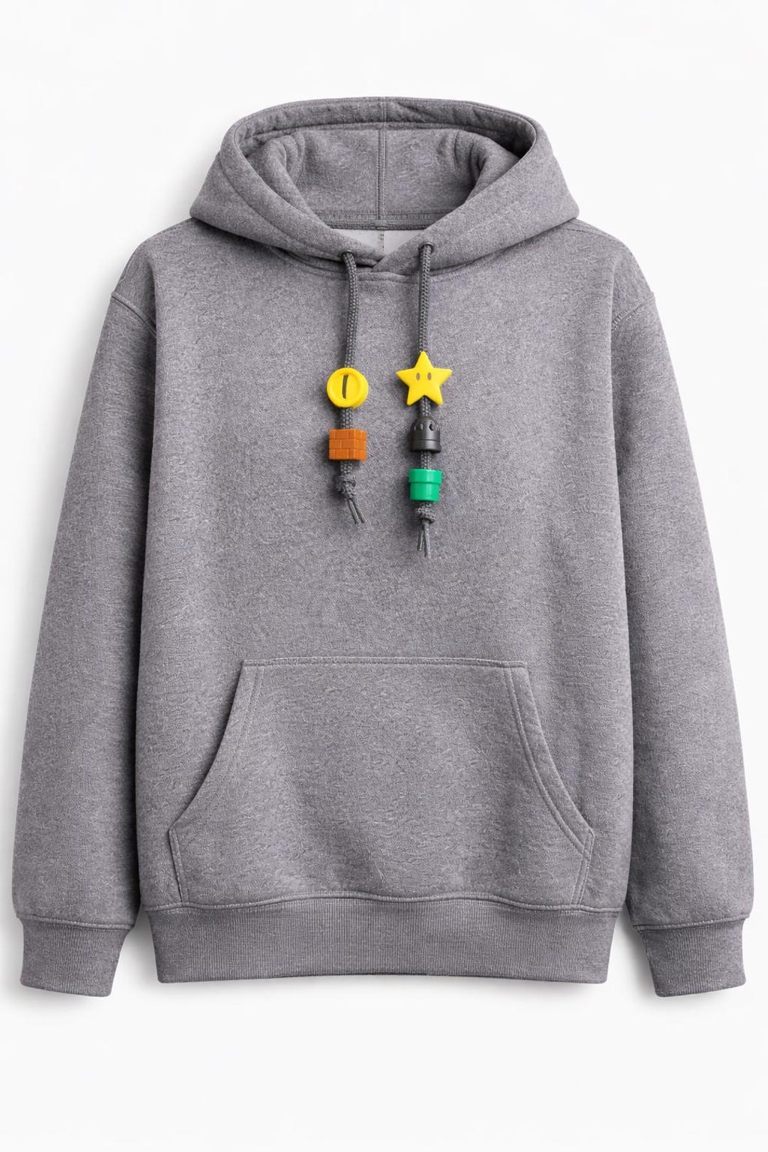 Retro Game-inspired Hoodie String Charms | String Squad Collection Qty ...
