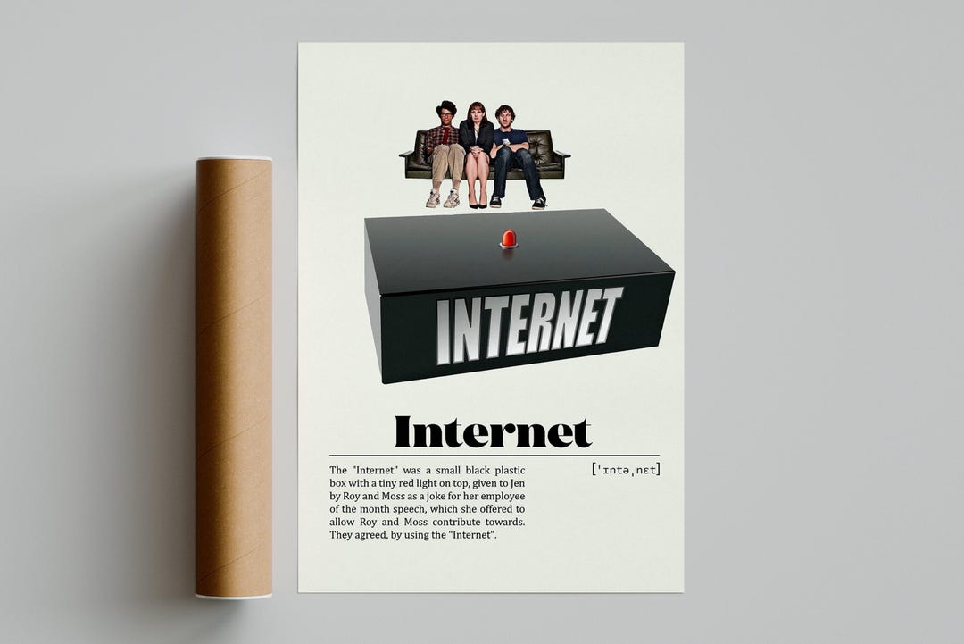 The IT Crowd Internet TV Series Poster Vintage Retro Art Print Custom ...