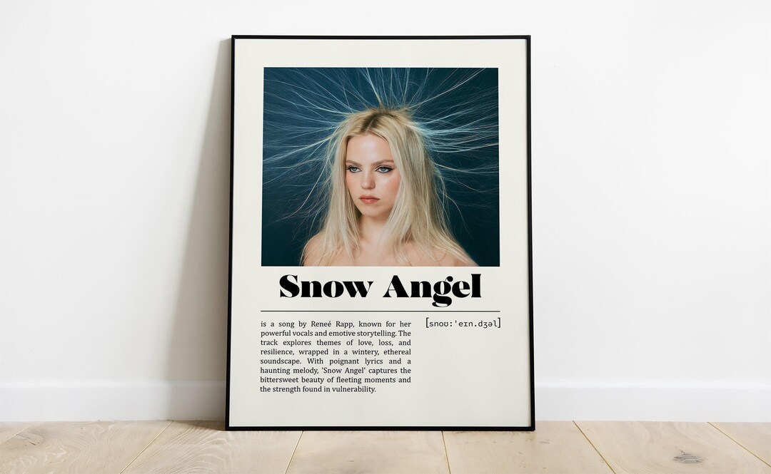 Reneé Rapp Posters Snow Angel Poster Album Cover Poster Print Wall Art ...