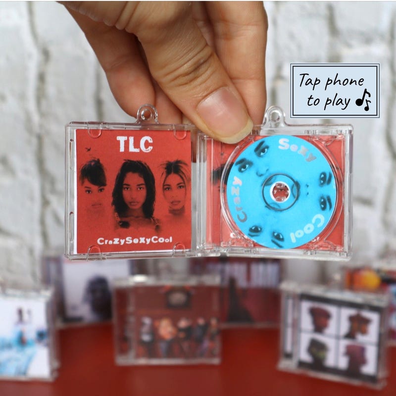 Custom Cd Key Chain - Etsy