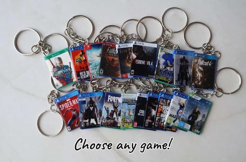 ANY Video Game Keychain – Xbox or Playstation Controller Charm Gift - Etsy