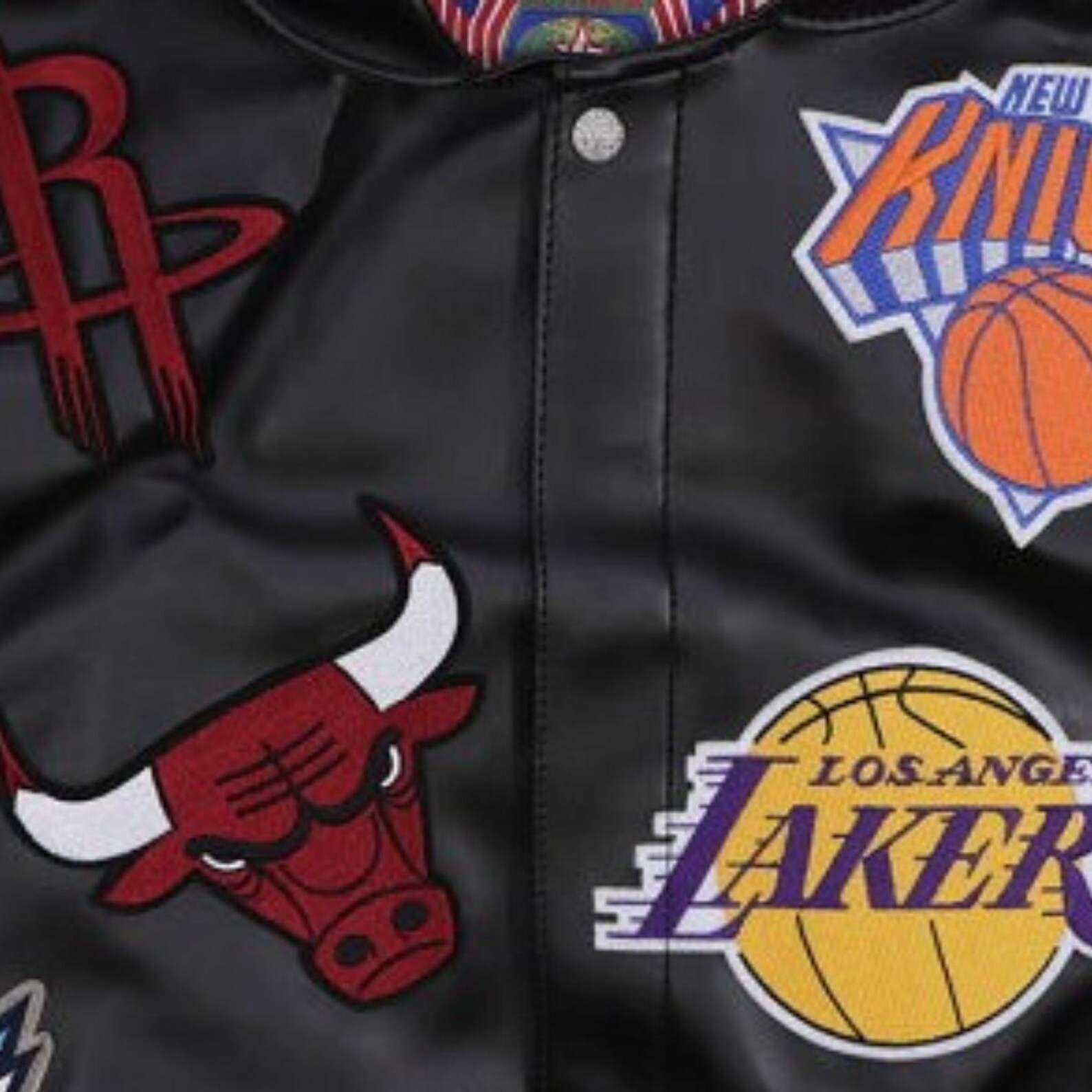 Black NBA Leather Jacket - Jeff Hamilton Designed Leather Jacket ...