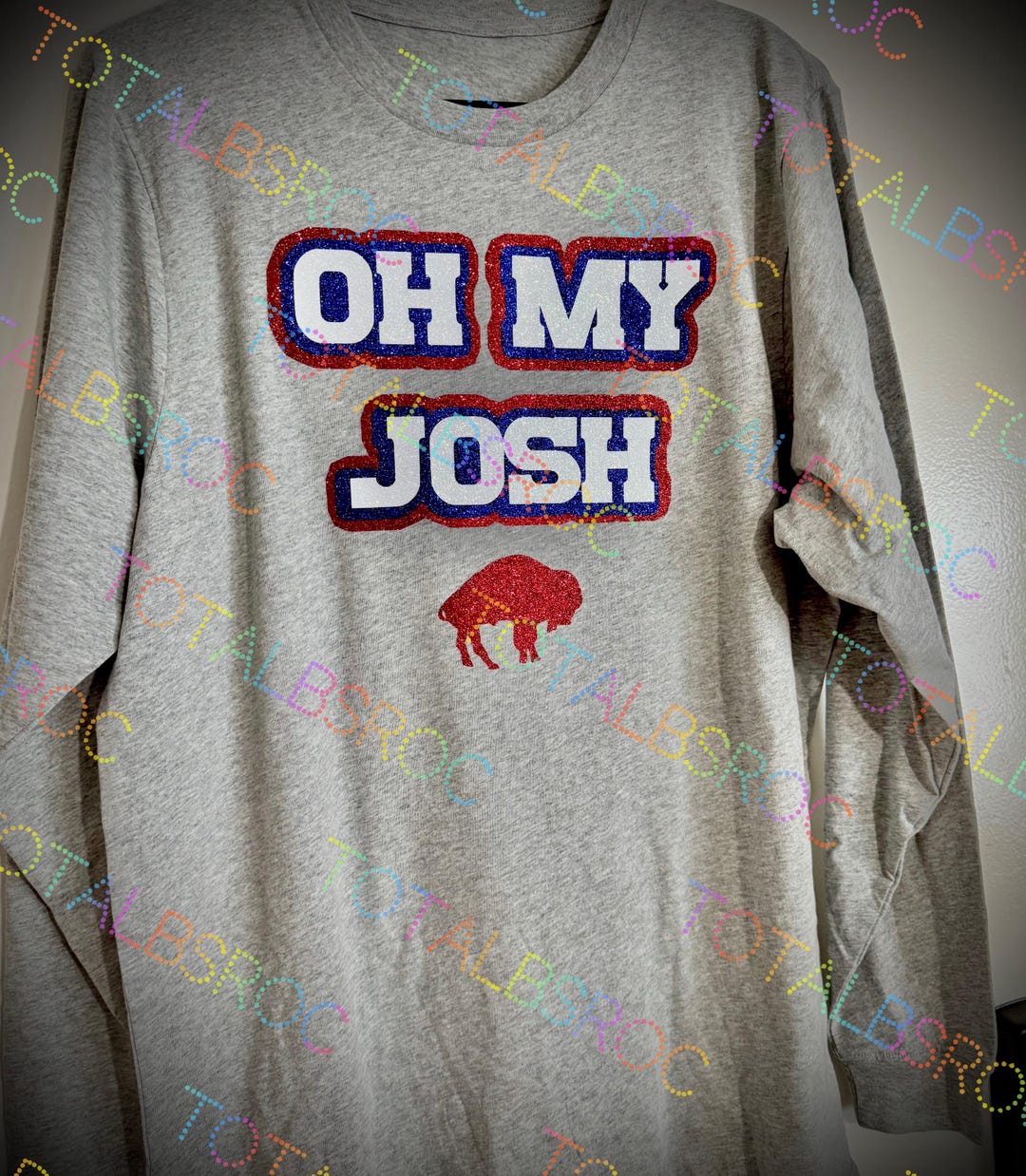 Buffalo Fans Oh My Josh Shirt Short or Long Sleeve T-shirt in Red or ...