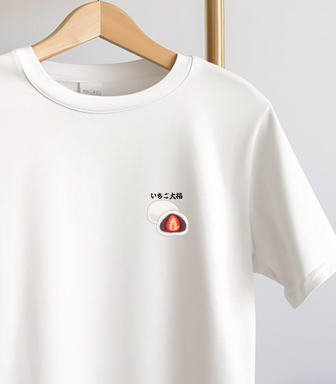 Strawberry Daifuku Mochi T-shirt: Kawaii Japanese Foodie Tee - Etsy