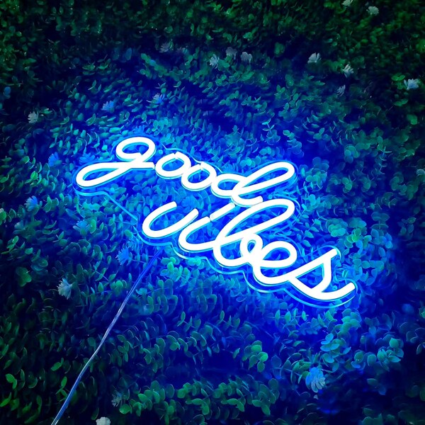 Good Vibes Neon Sign - Etsy