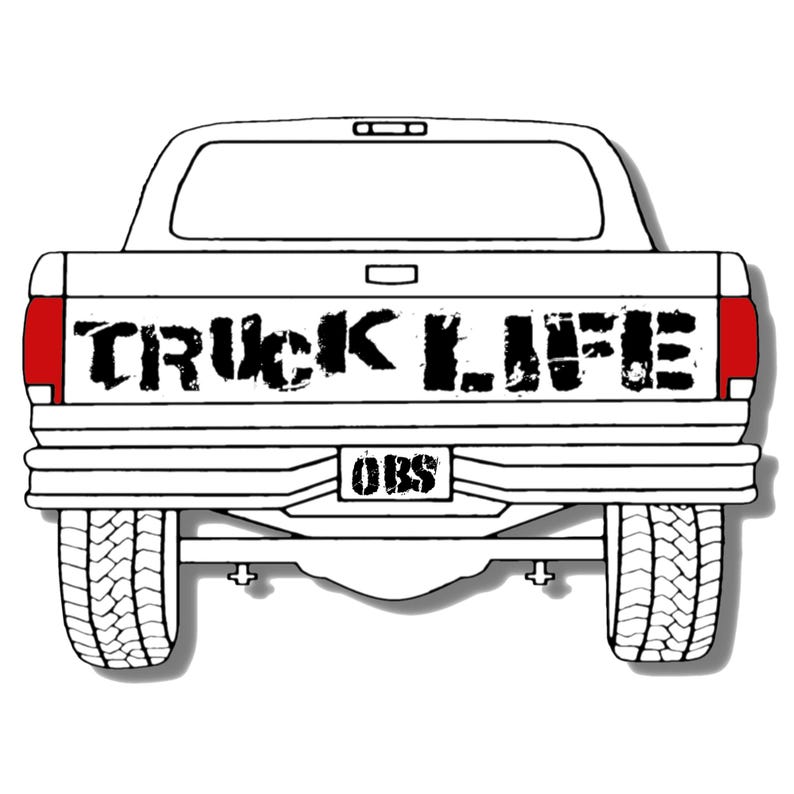 OBS Truck Life 90's Lifted Box Truck Style Sticker - Etsy