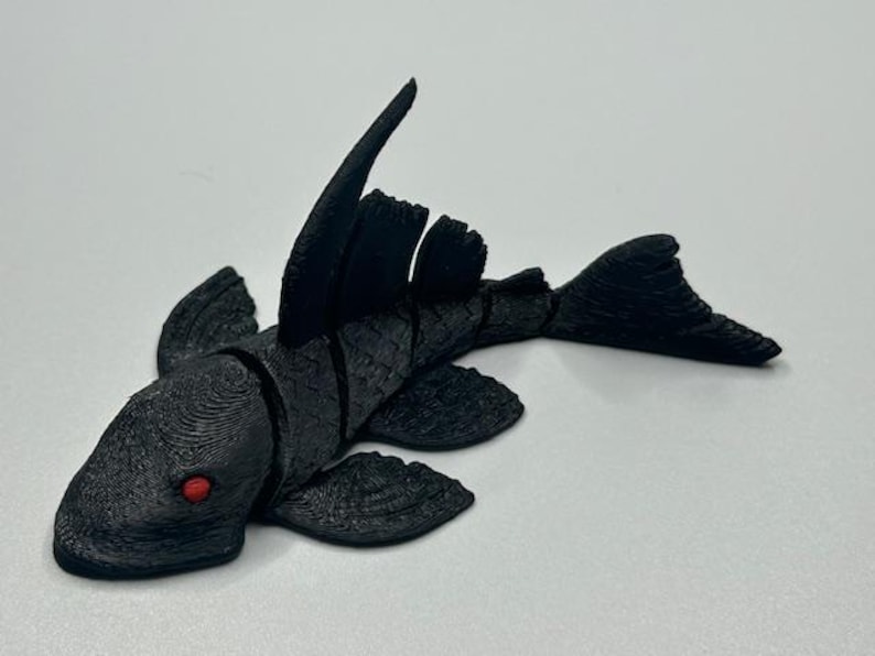 3D Printed Pleco Fidget Toy for Fish Enthusiasts - Etsy