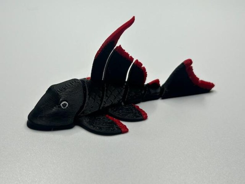 3D Printed Pleco Fidget Toy for Fish Enthusiasts - Etsy