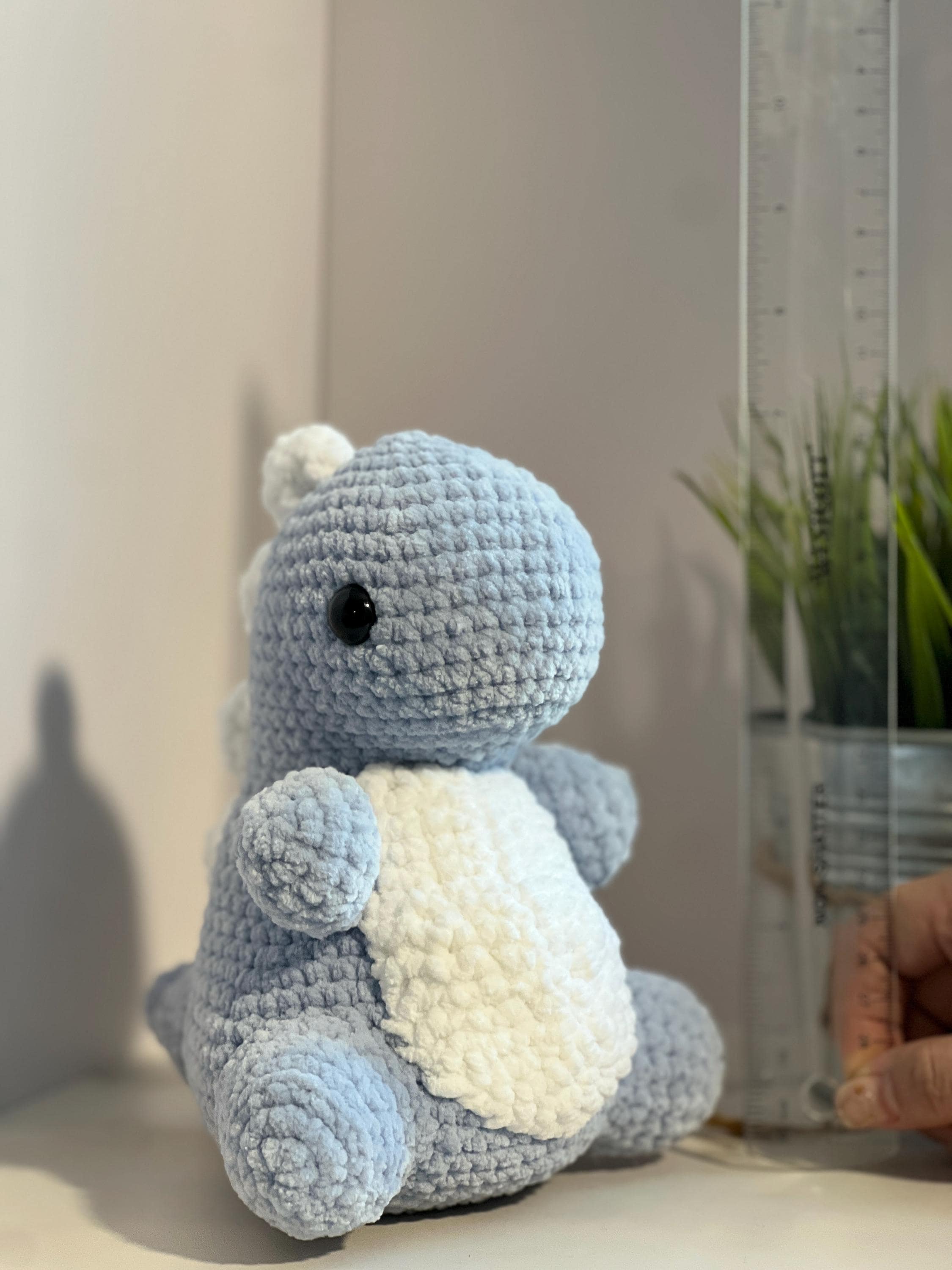 Chubby Dino Crochet Plushie - Etsy