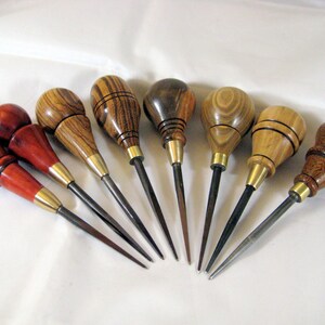 Scratch Awl Black Walnut & Brass Woodworking Tool - Etsy