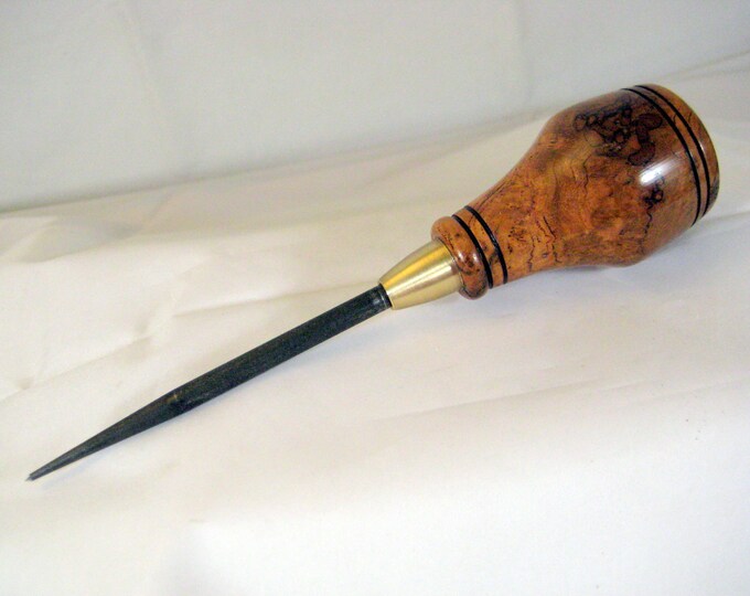 Scratch Awl Cherry Burl & Brass Woodworking Tool - Etsy