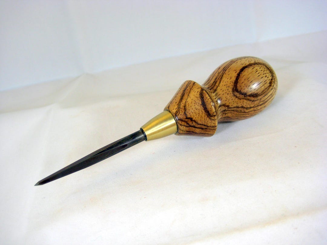 Scratch Awl Zebra Wood & Brass Woodworking Tool - Etsy