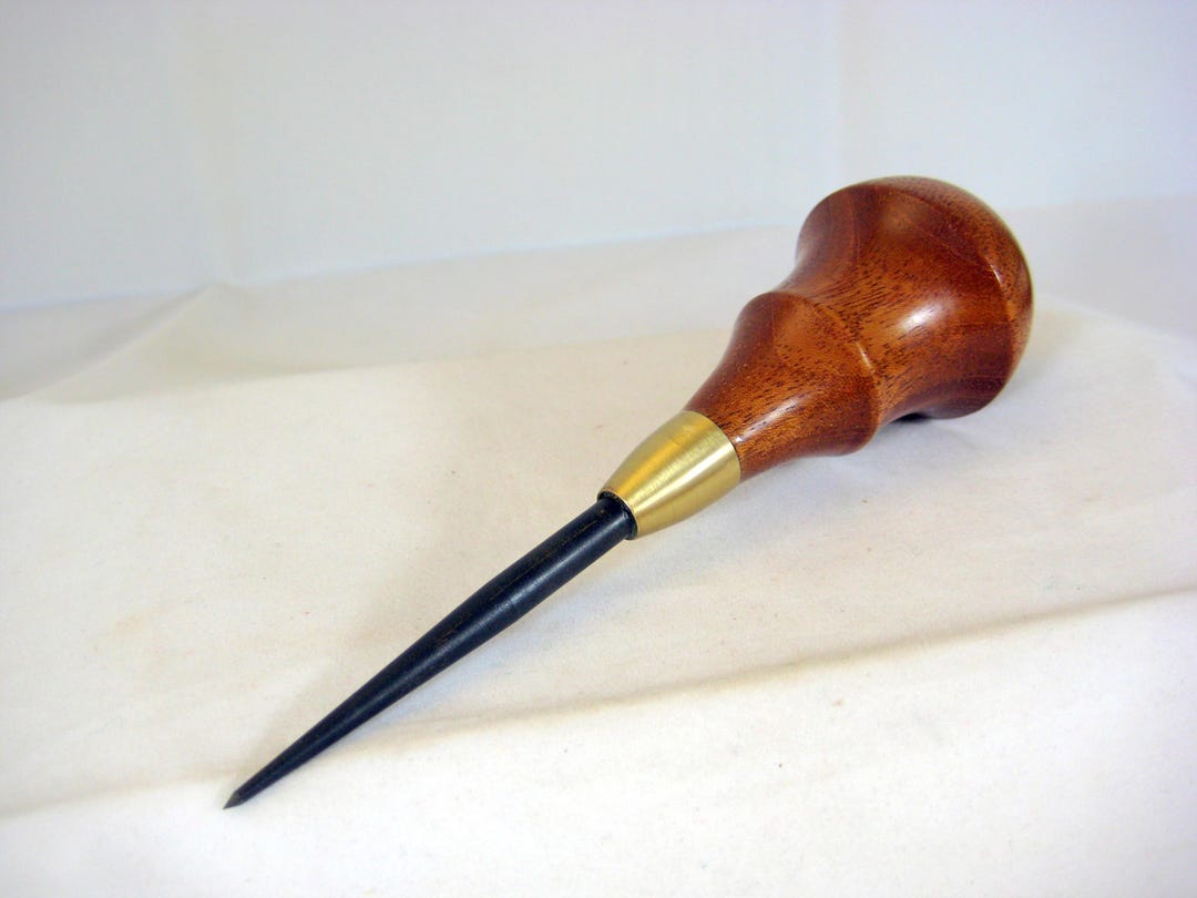 Scratch Awl Mahogany Wood & Brass Woodworking Tool - Etsy