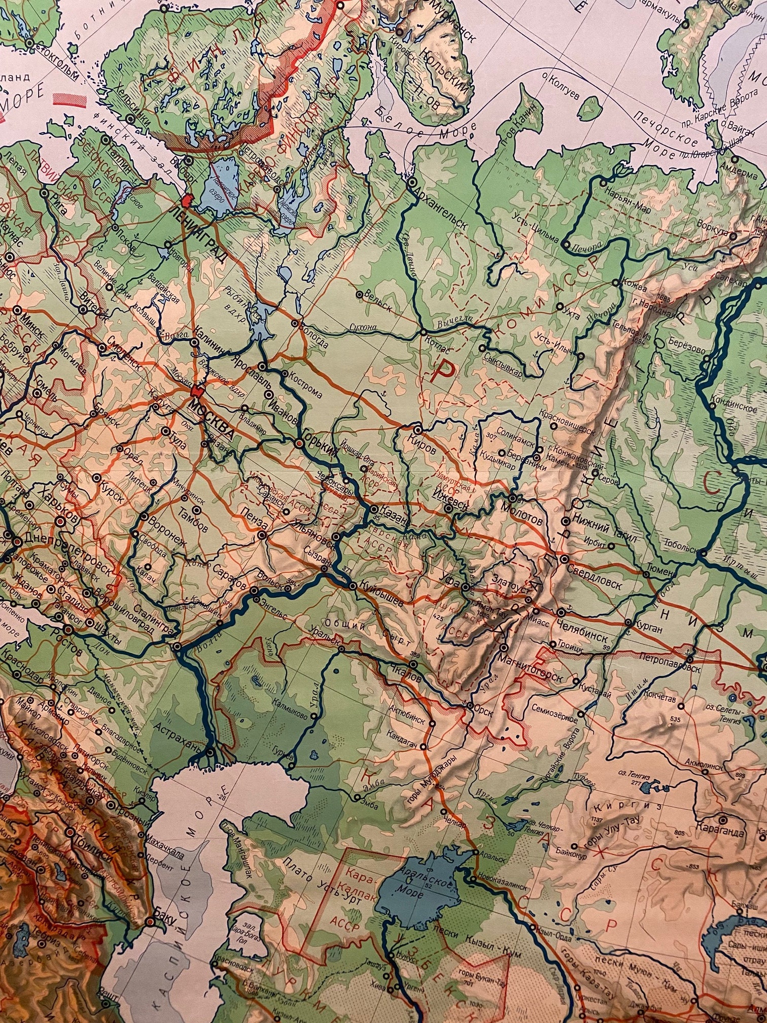 Vintage Cartocraft Roll Down Map - Etsy