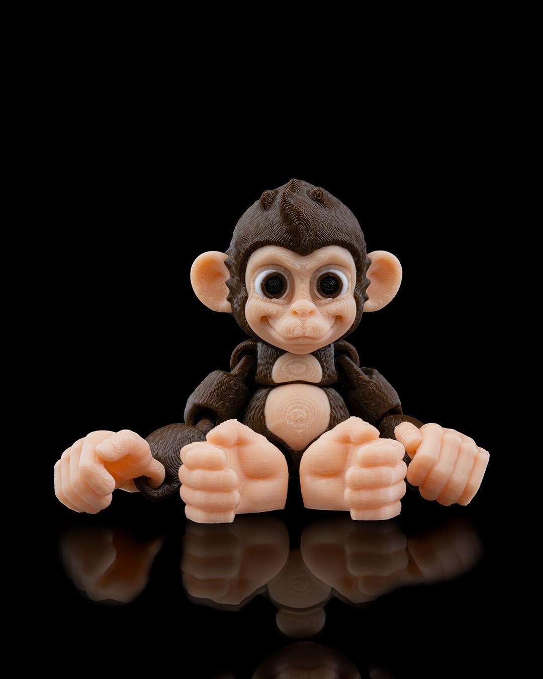 Adorable and Fun Articulating Baby Chimpanzee Fidget Toy - Etsy