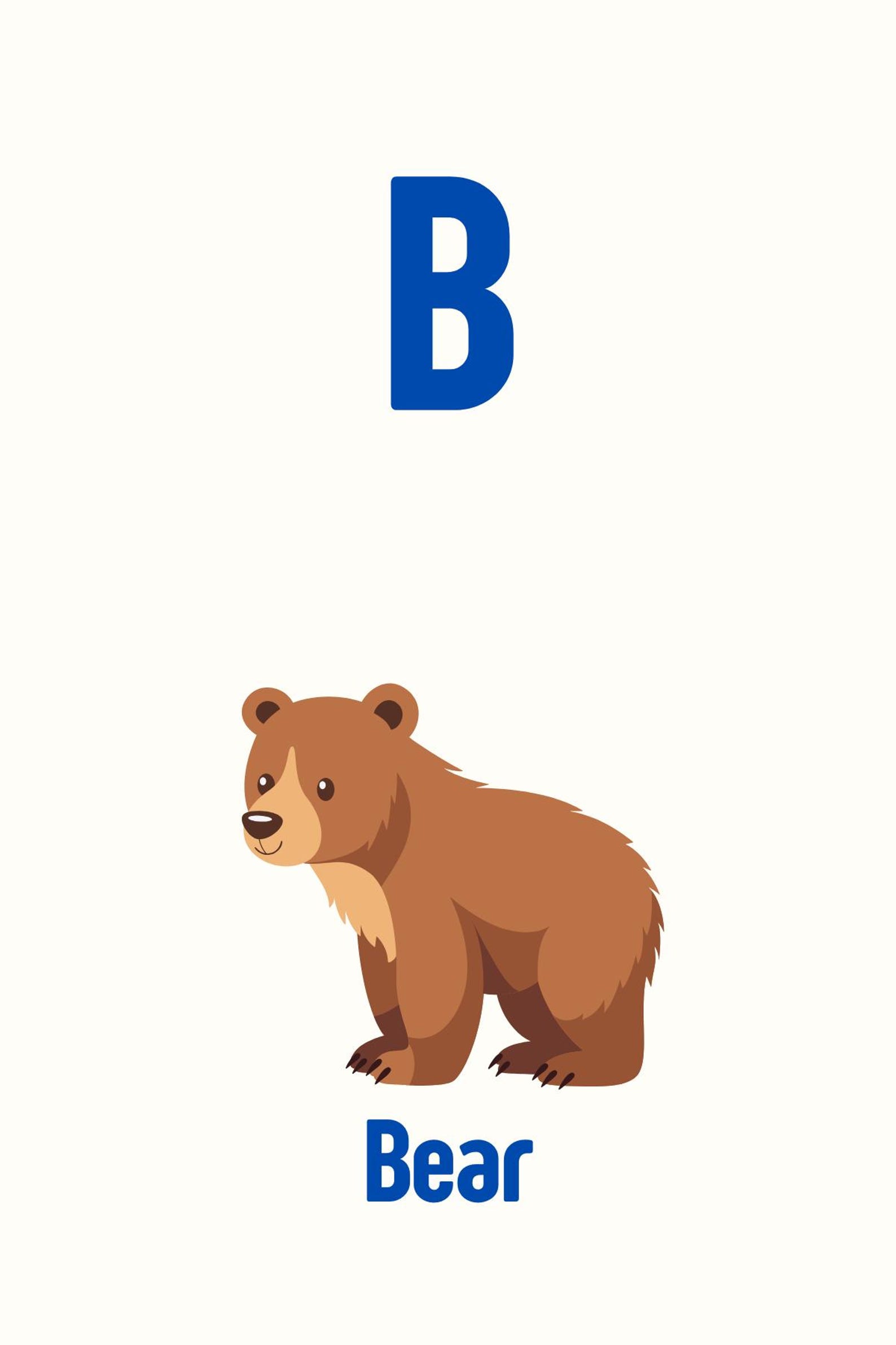 Colorful ABC Animal Flashcards Digital Download - Etsy