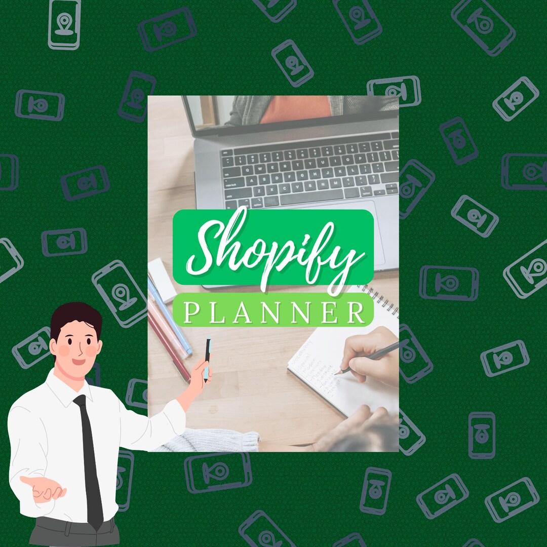 Shopify Planner - Printable PDF for Business Owners - Etsy