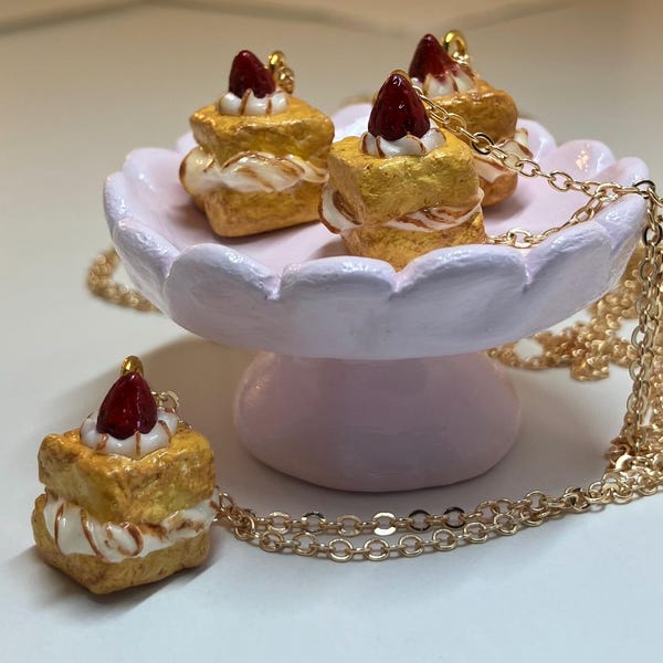 Cake Necklace - Etsy