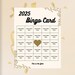 2025 Bingo Card - Digital Download, Goal Setting Printable, New Year ...