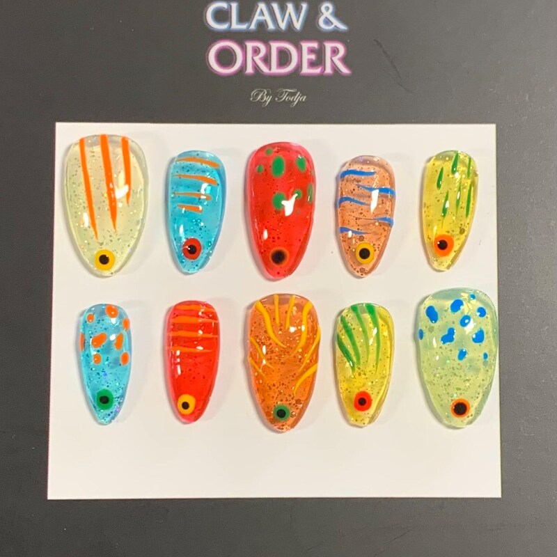 Fishing Lure Nails - Etsy